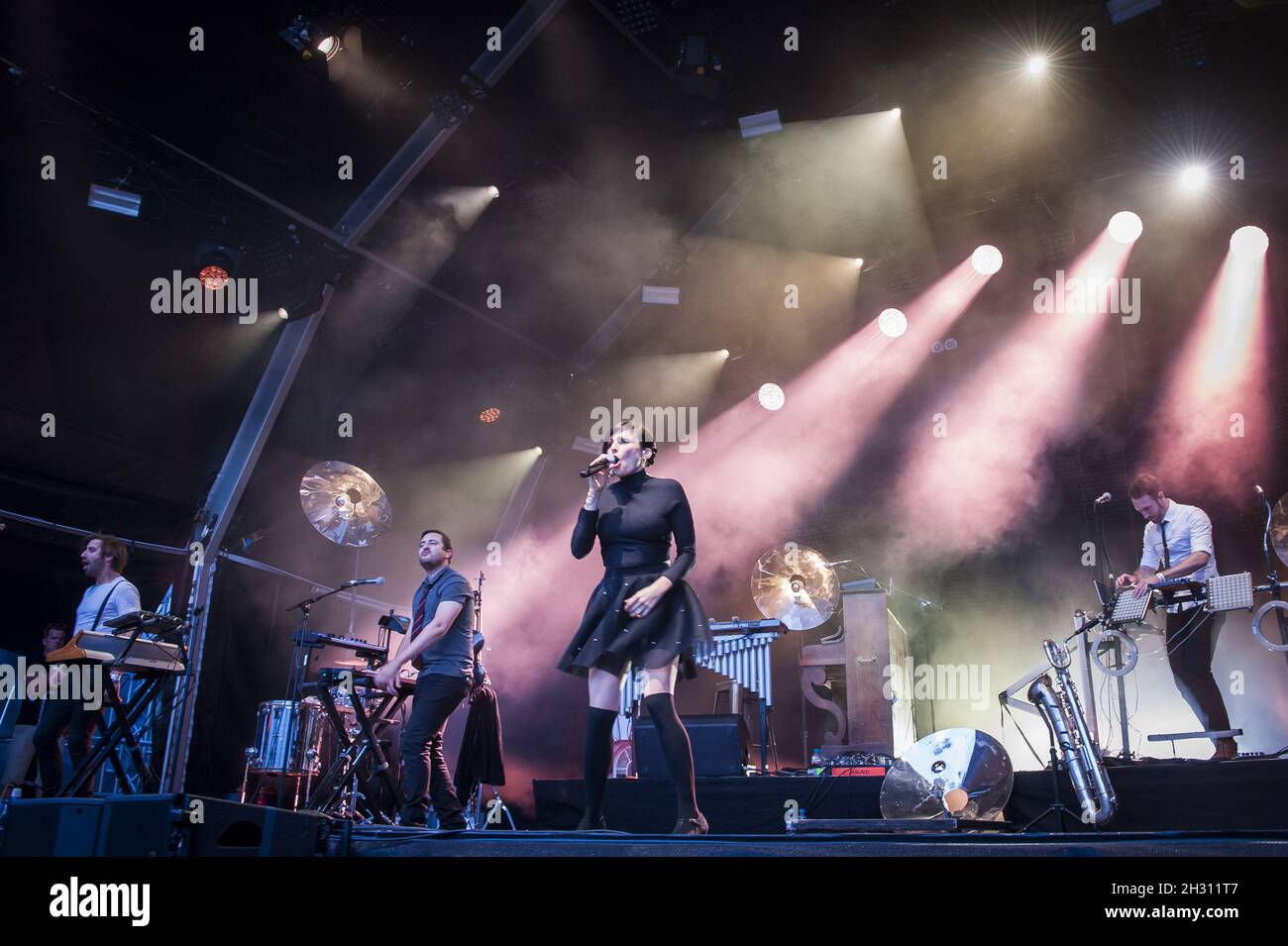Caravan Palace perform live on stage as part of the Summer Series at ...
