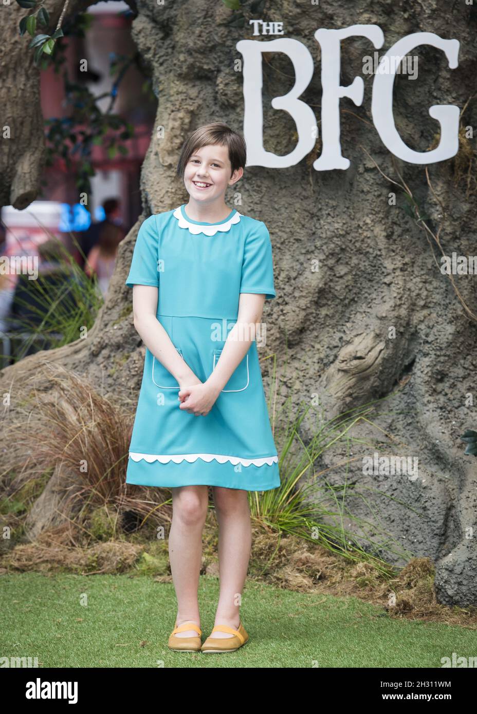 Ruby Barnhill attends The BFG UK premiere in Leicester Square - London ...