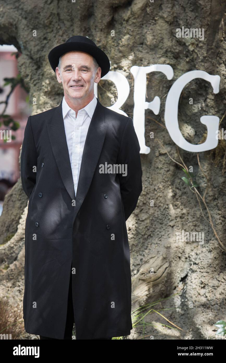Mark Rylance attends The BFG UK premiere in Leicester Square - London ...