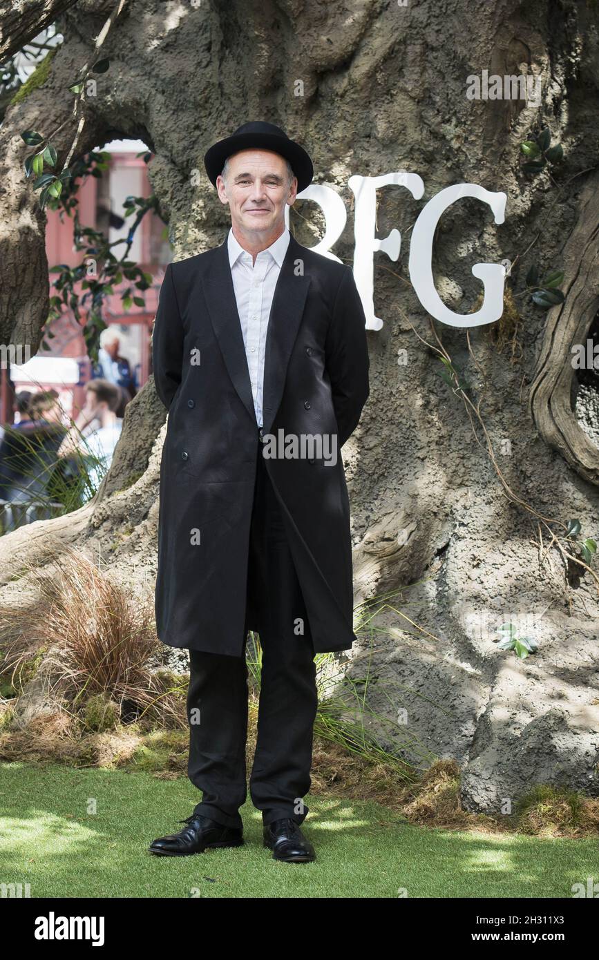 Mark Rylance attends The BFG UK premiere in Leicester Square - London ...