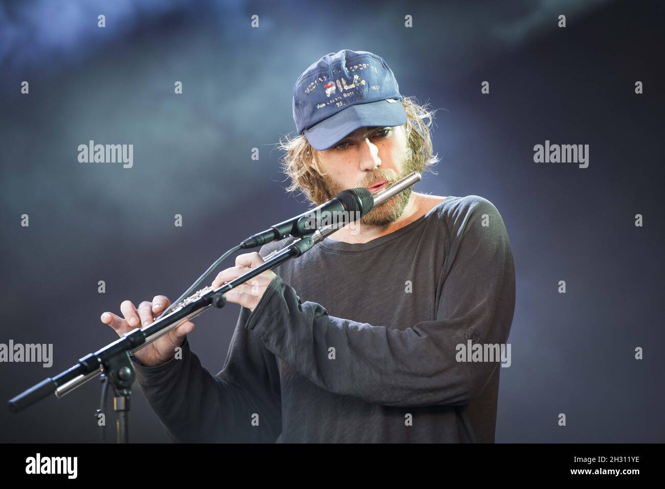 Matt Corby performs live on stage at Citadel Festival, Victoria Park ...