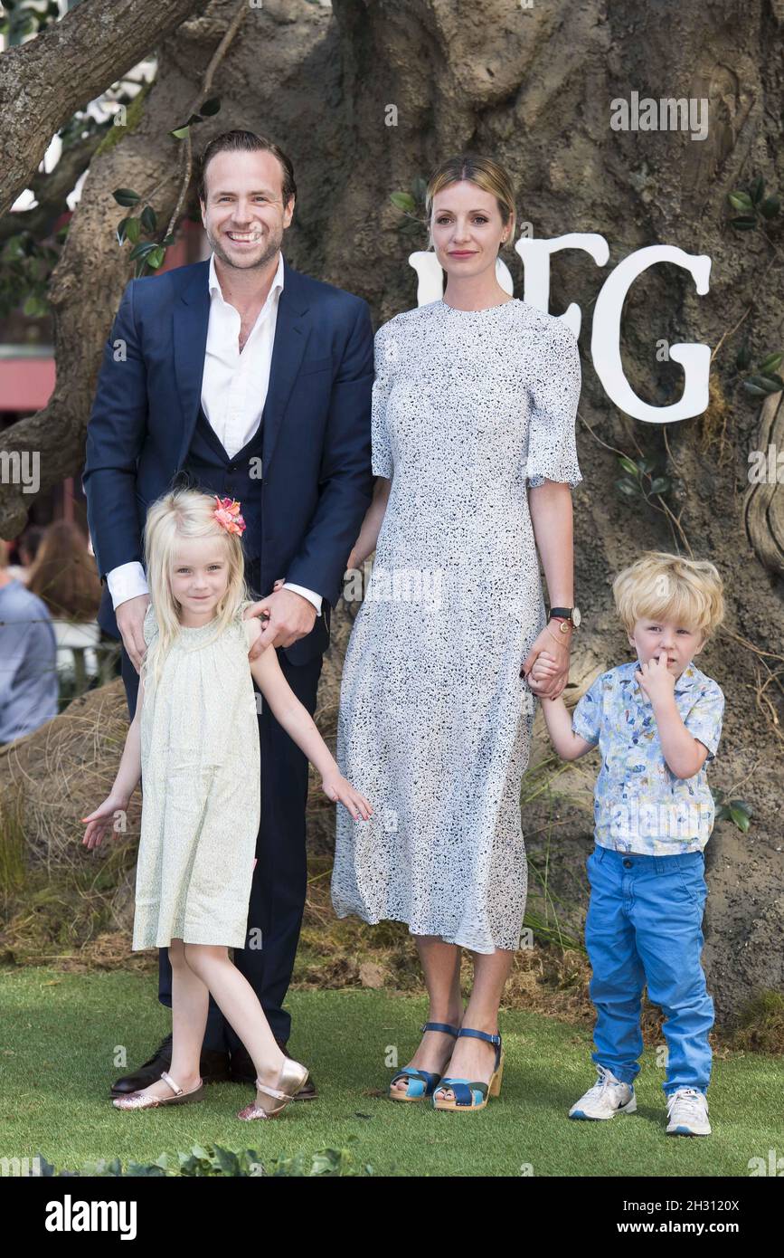 Rafe Spall and family attend The BFG UK premiere in Leicester Square ...