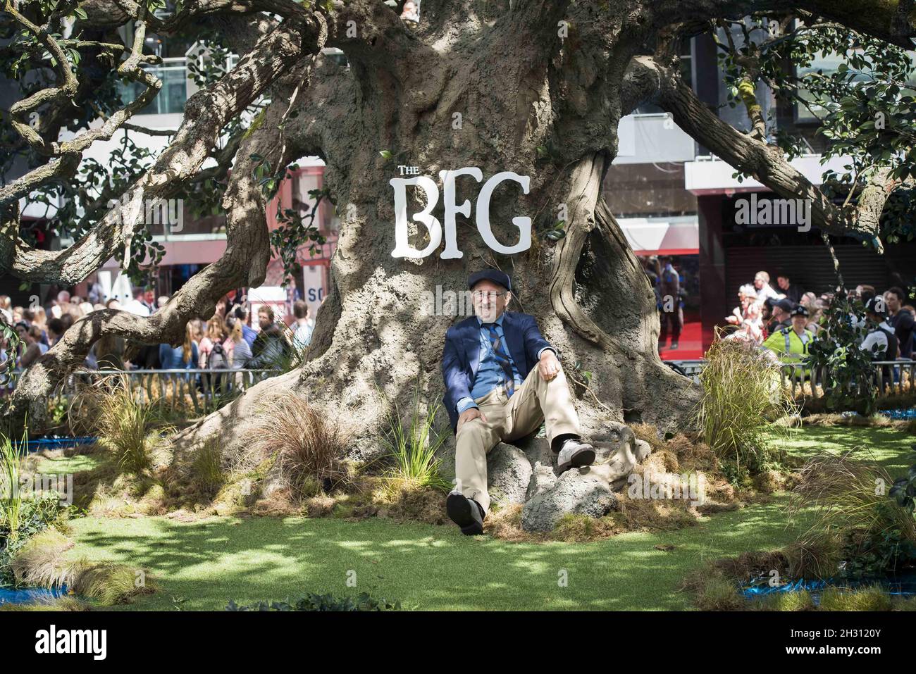Steven Spielberg attends The BFG UK premiere in Leicester Square ...
