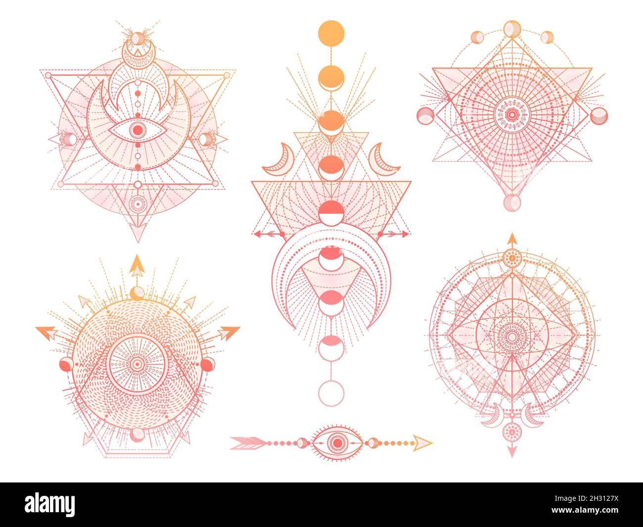 Moon phase signs hi-res stock photography and images - Alamy