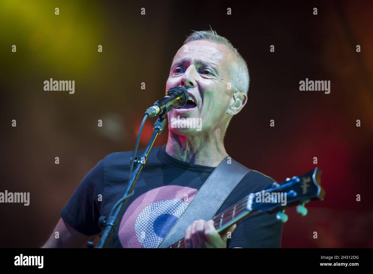 Curt Smith of Tears for Fears performs live on stage at Camp Besitval ...