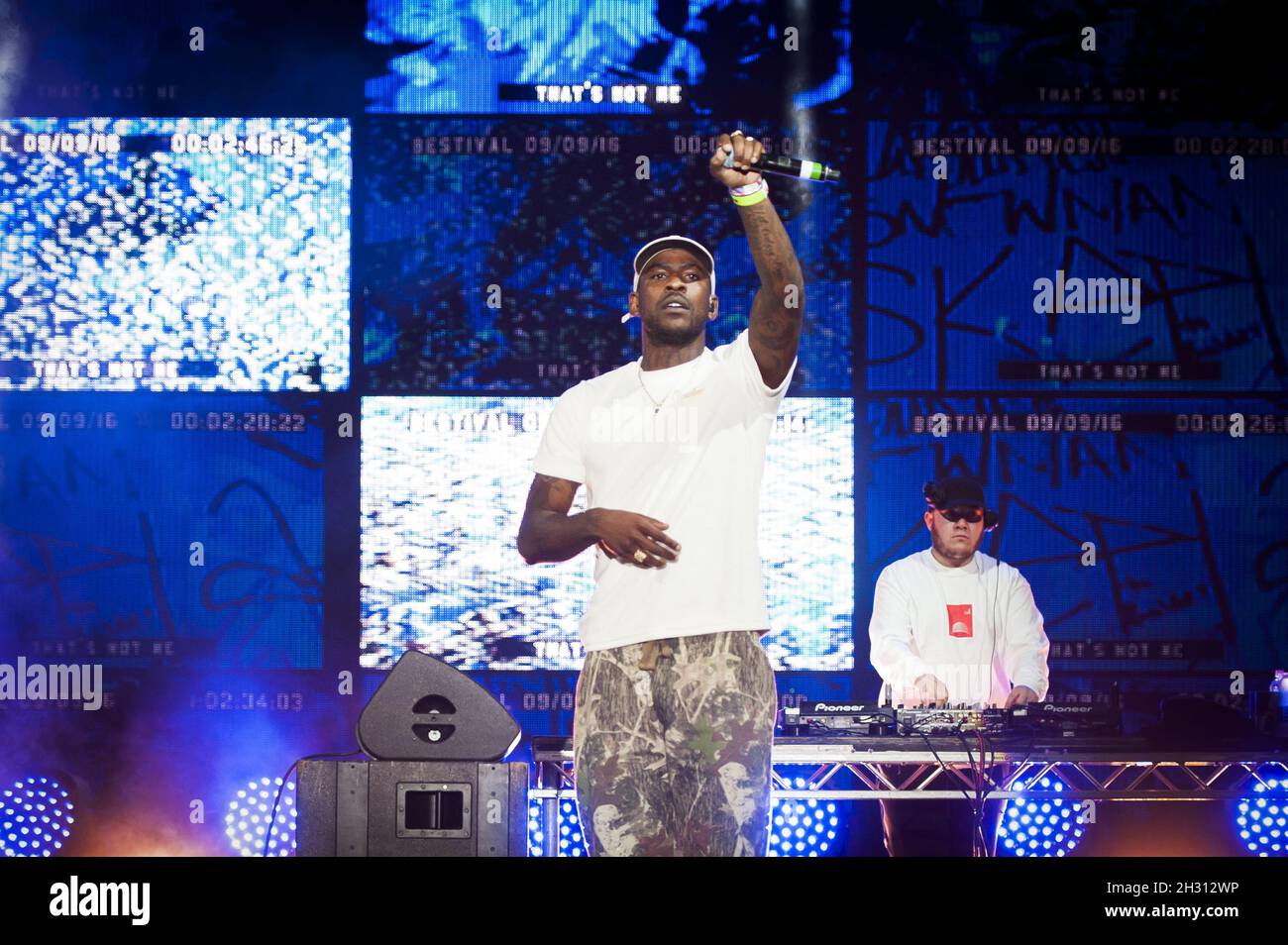 Skepta performs live on stage on day 2 of Bestival 2016, Robin Hill ...