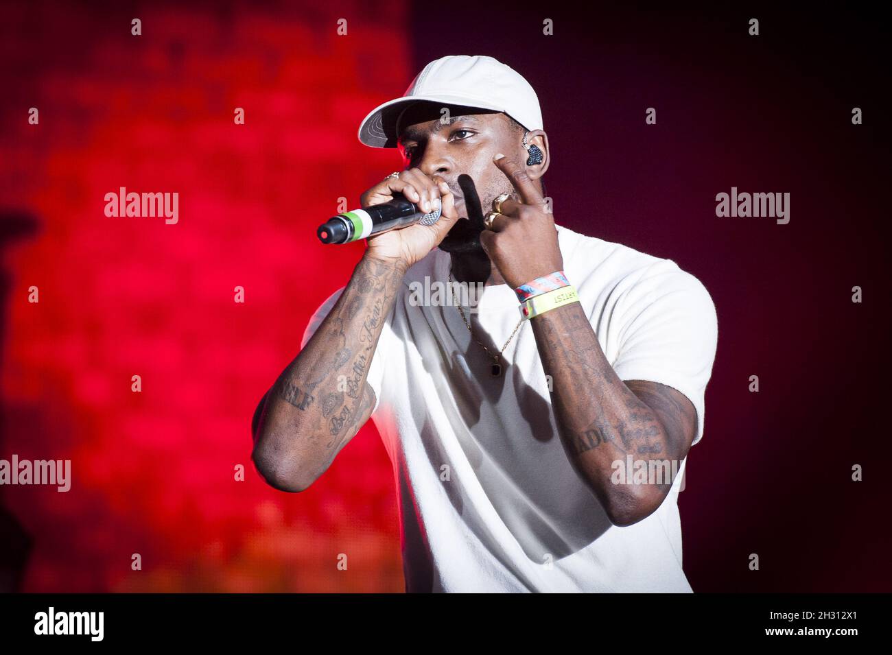Skepta performs live on stage on day 2 of Bestival 2016, Robin Hill ...