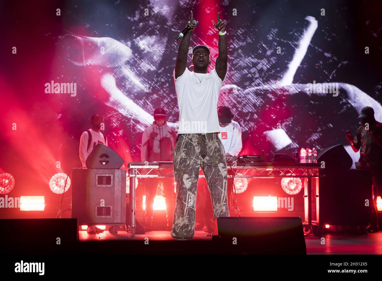 Skepta performs live on stage on day 2 of Bestival 2016, Robin Hill ...