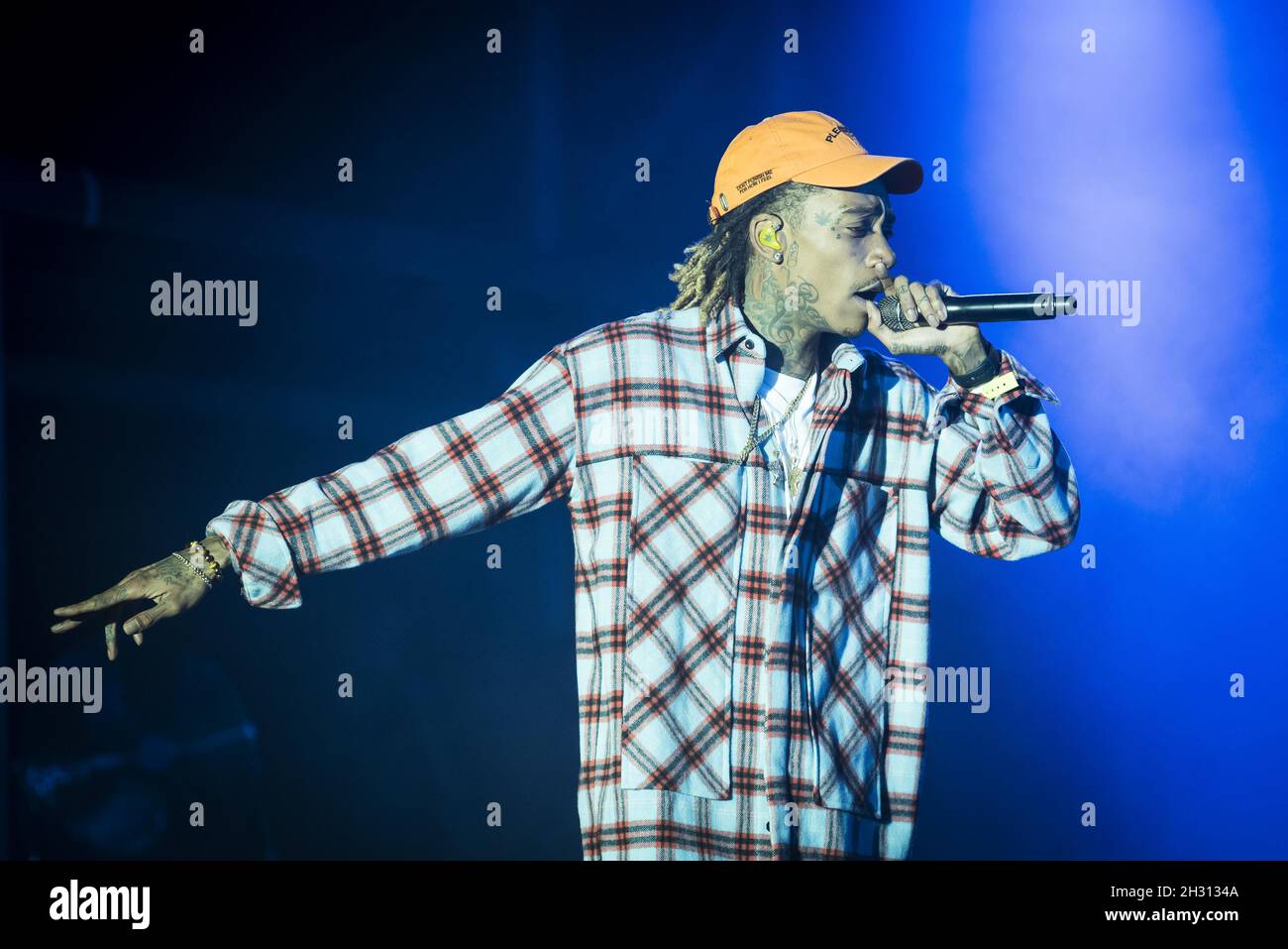 Wiz Khalifa performs live on stage on day 4 of Bestival 2016, Robin ...