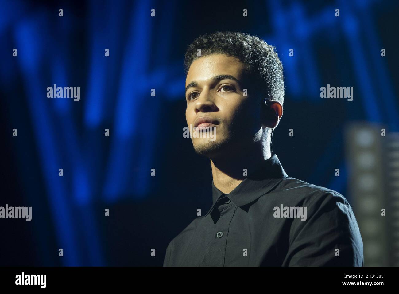Jordan Fisher performs live on stage as part of the Apple Music ...