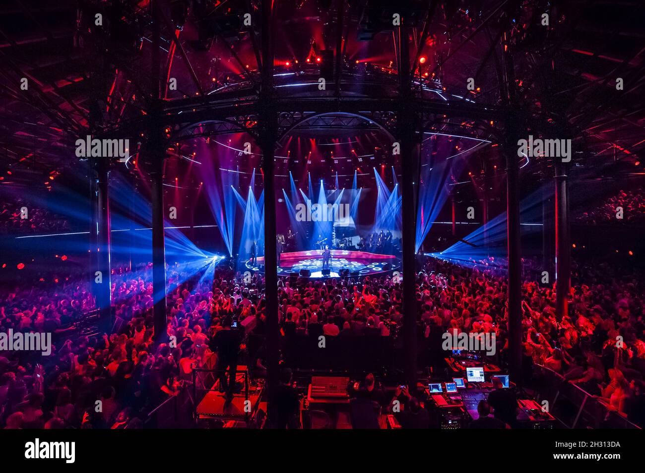 General view of the interior of the Roundhouse as Michael Buble ...