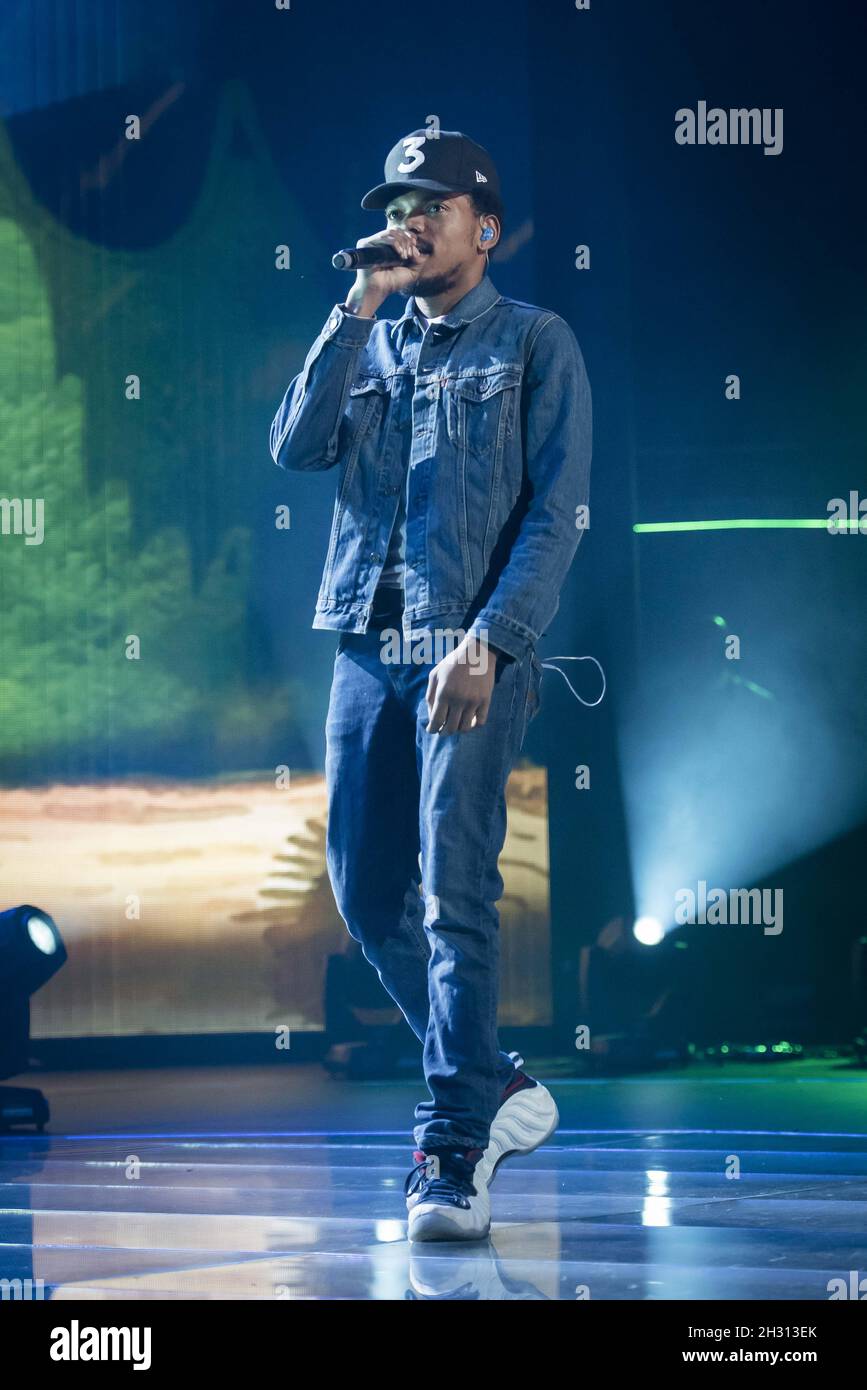 Chance The Rapper performs live on stage as part of the Apple Music ...
