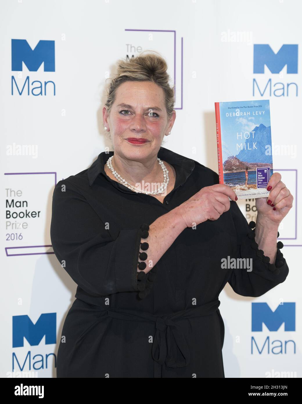 Shortlisted author Deborah Levy (Hot Milk) attends the 2016 Man Booker ...