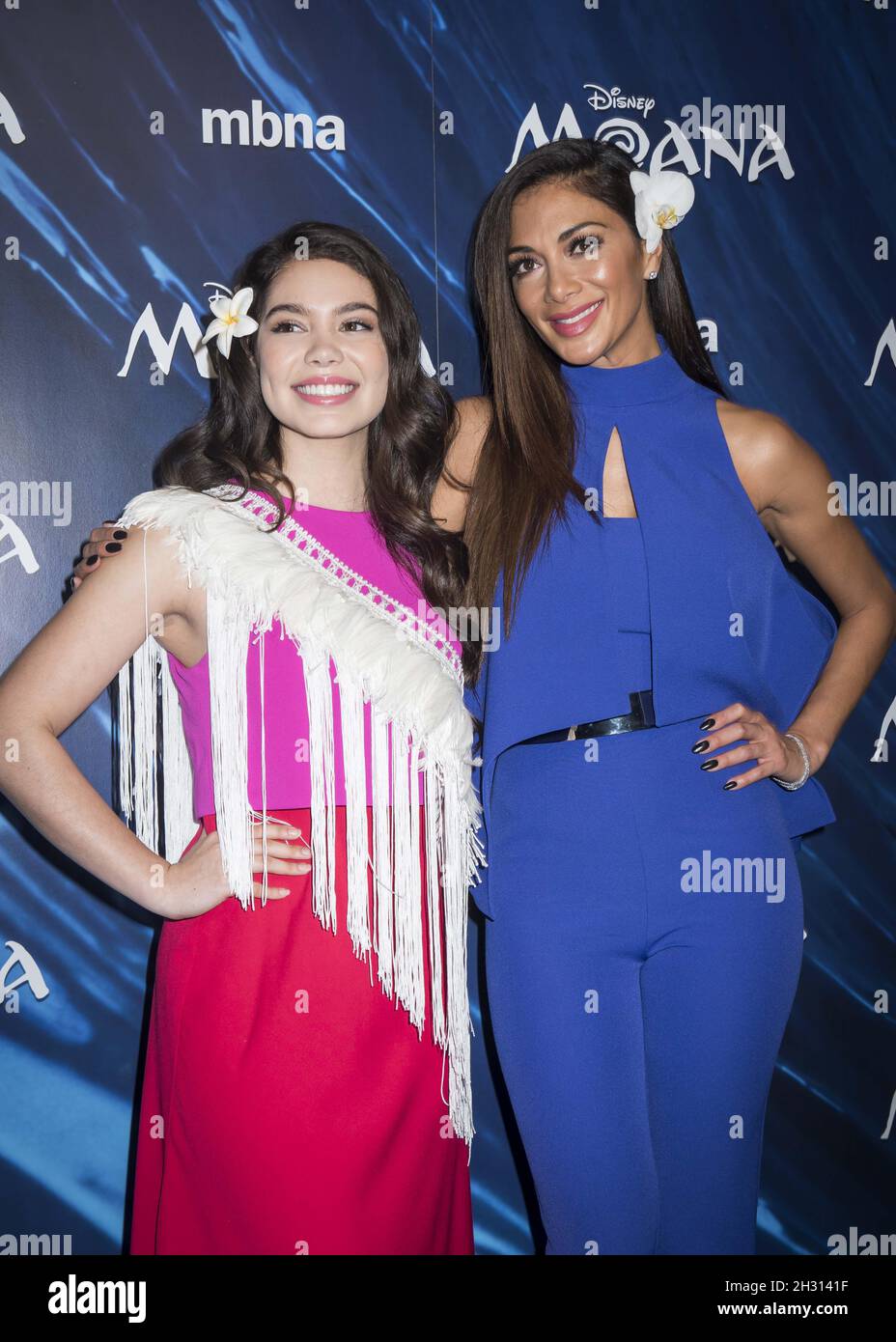 Auli'i Cravalho and Nicole Scherzinger attends the MOANA Gala screening ...