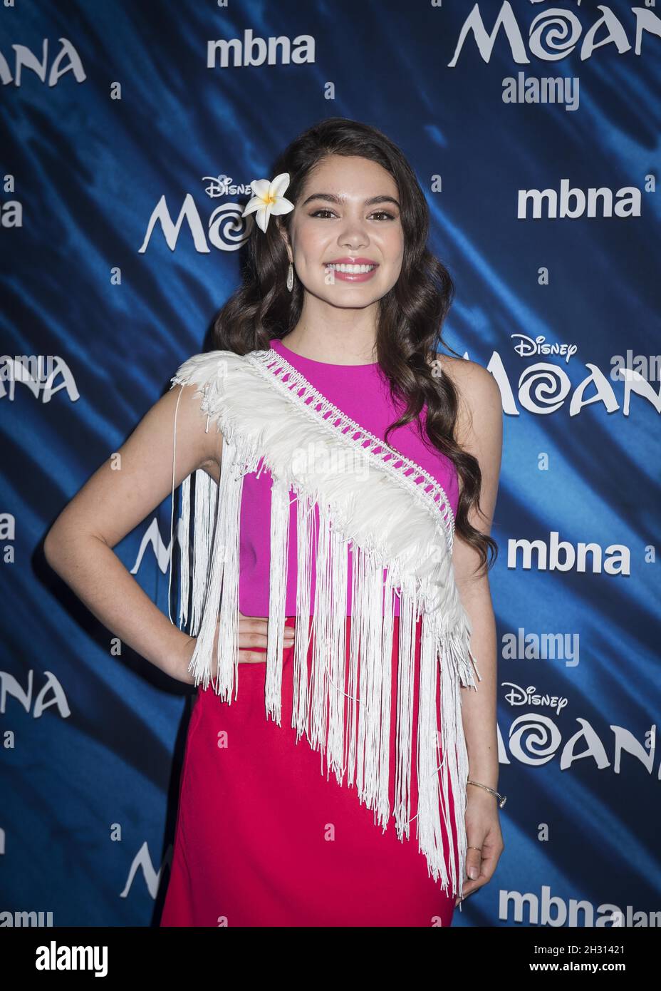 Auli'i Cravalho attends the MOANA Gala screening at BAFTA, 195 ...