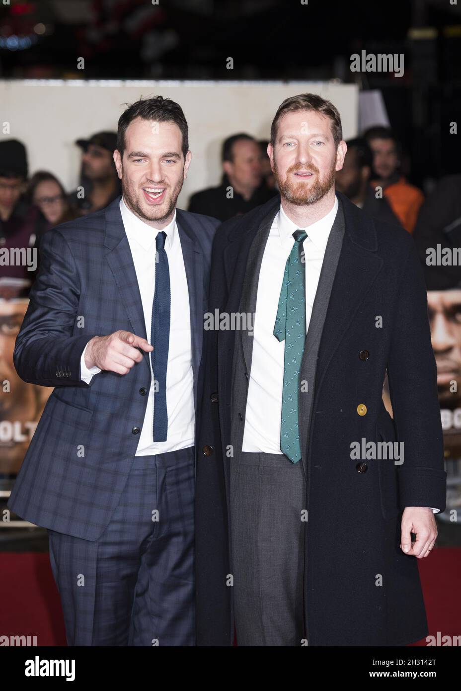 Gabe Turner and Benjamin Turner arrive at the I am Bolt world premiere ...