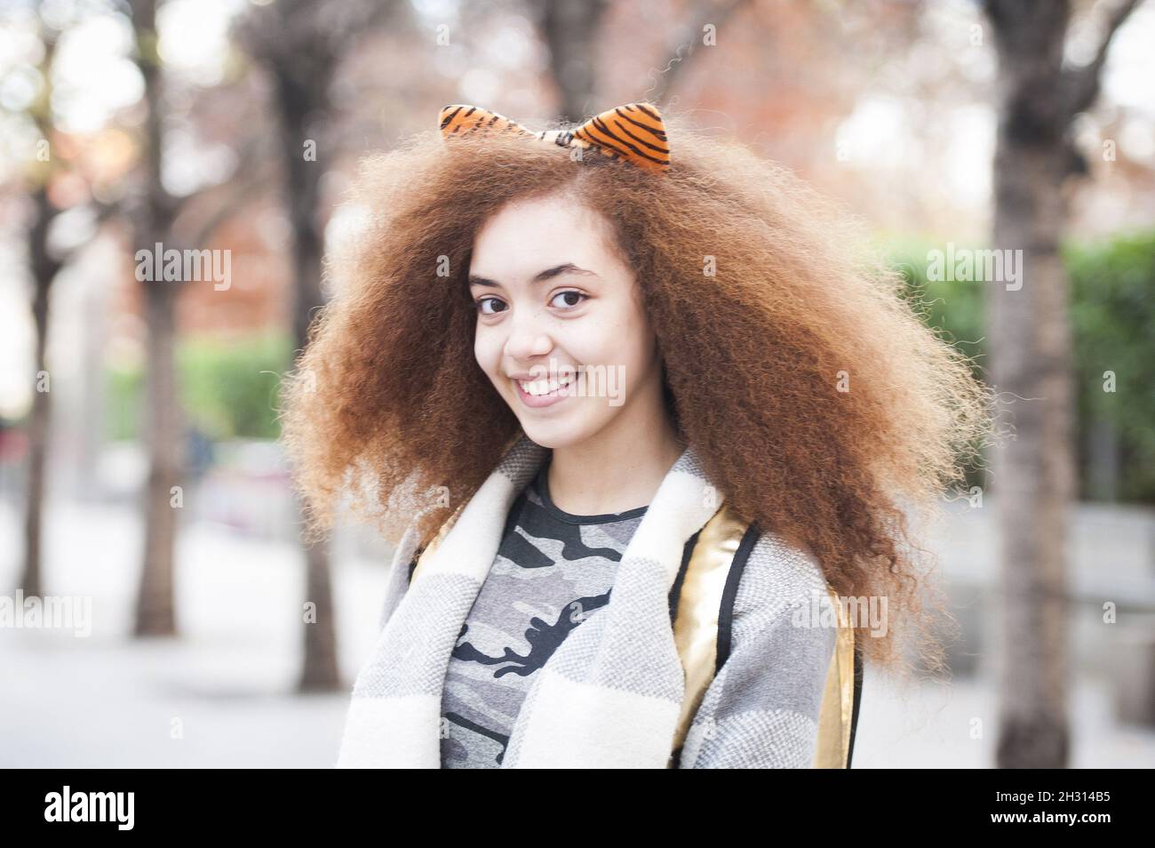 Amazing Arabella portrait on the Southbank, London Stock Photo - Alamy