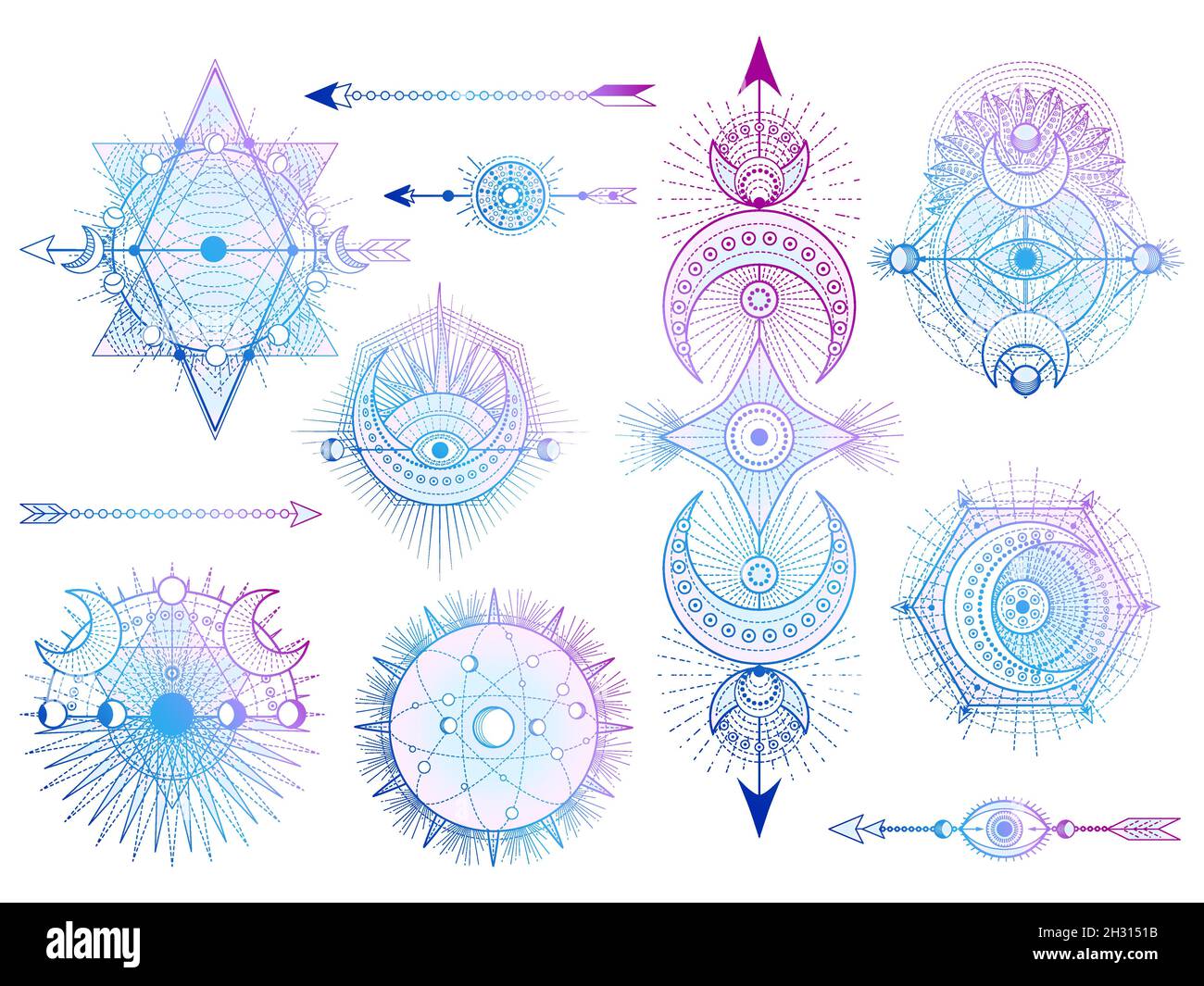 Sacred geometry sun hi-res stock photography and images - Alamy