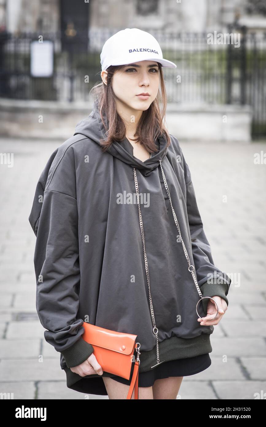 Angela Peruffo wearing W11Studio during London Fashion Week Autumn ...