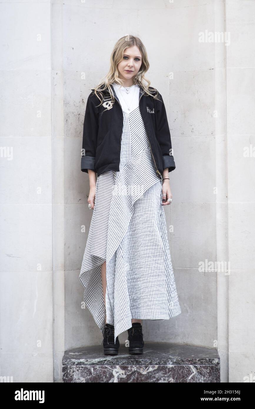 Lyza Jane during London Fashion Week Autumn/Winter 2017 in London ...