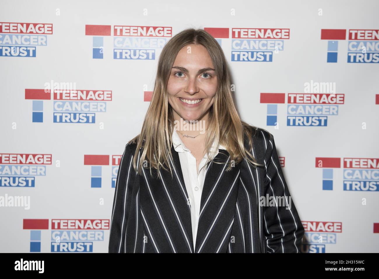 Becky Tong backstage during the Teenage Cancer Trust annual concert ...