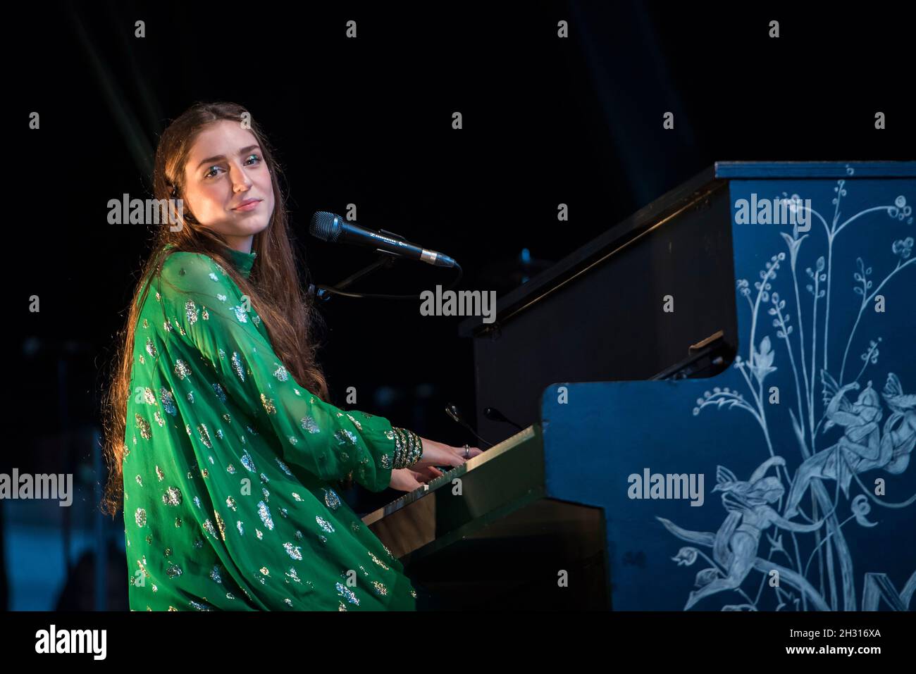 Birdy performs live on stage as part of the Summer Series at Somerset ...