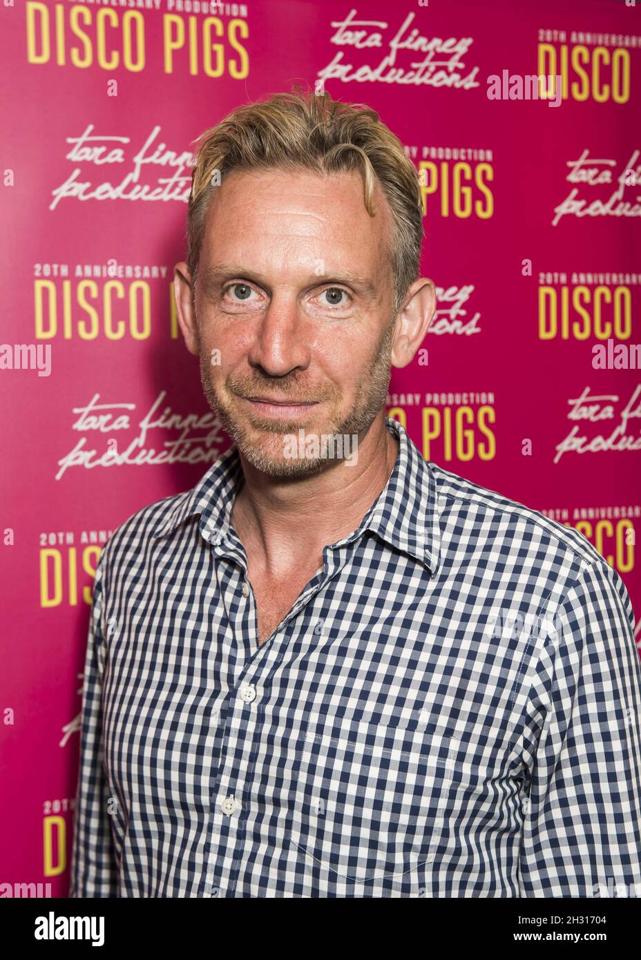 Paul Thornley attends the Disco Pigs press night at Trafalgar Studios ...