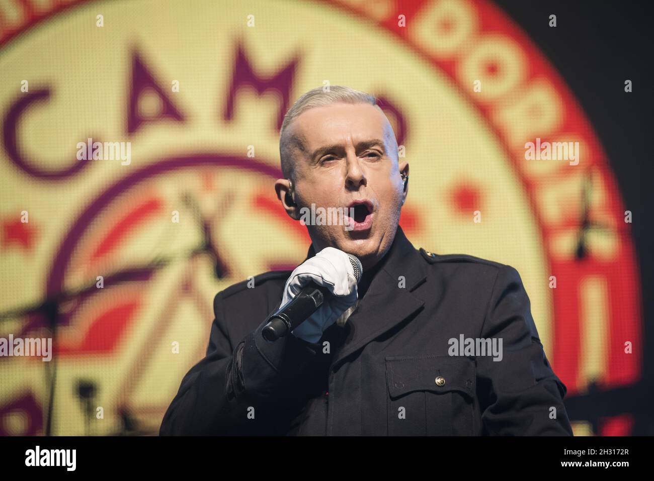 Holly Johnson performs live on stage at Camp Bestival 2017 Lulworth ...