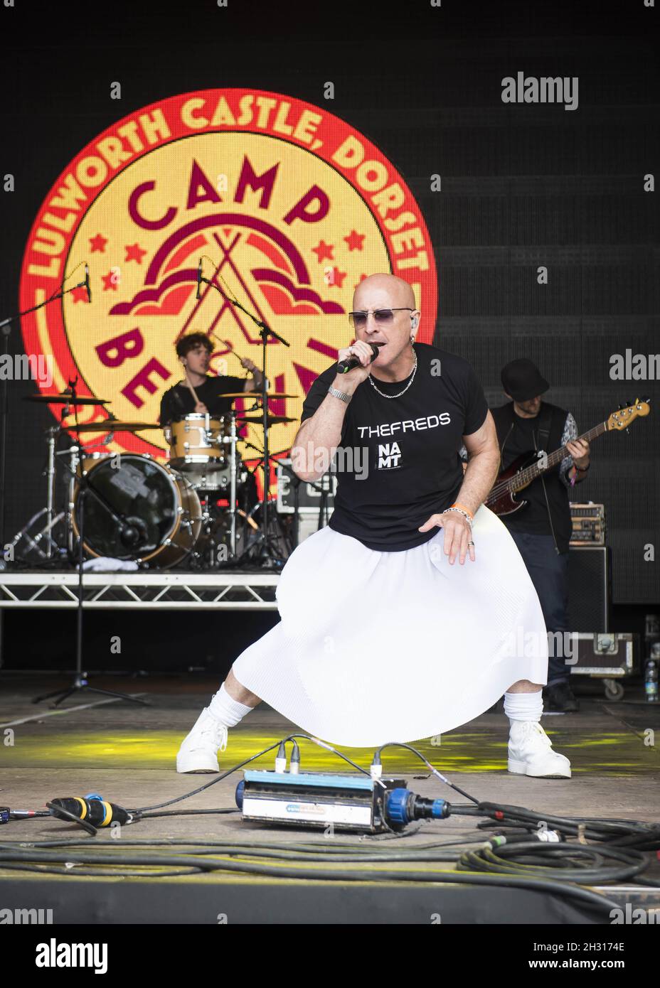 Richard Fairbrass of Right Said Fred performs live at Camp Bestival ...