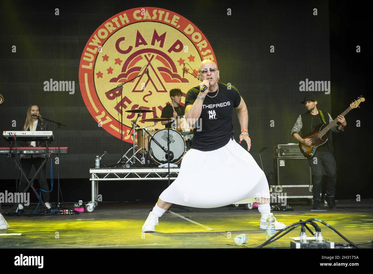 Richard Fairbrass of Right Said Fred performs live at Camp Bestival ...