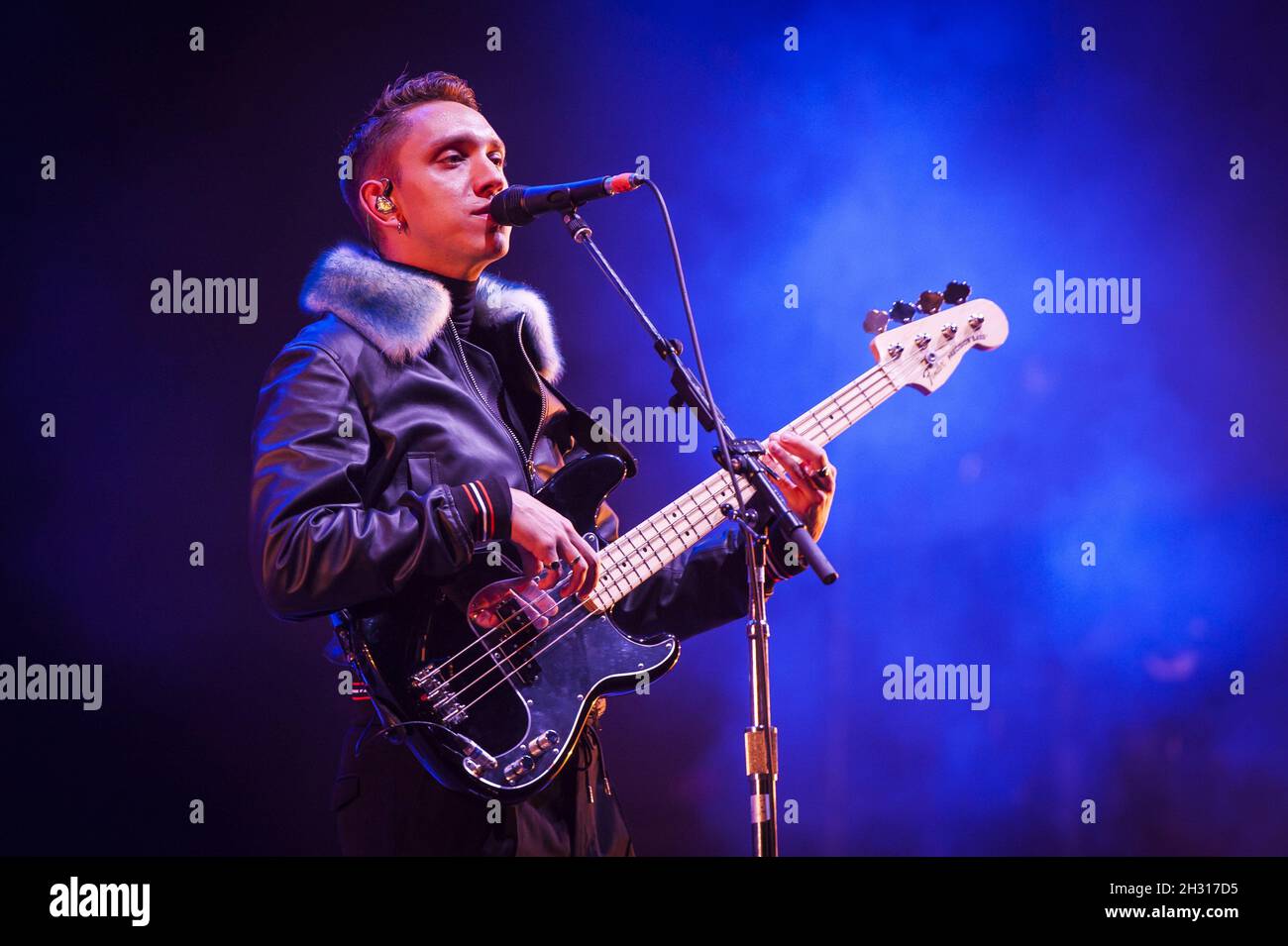 Oliver Sim of The XX performs live on stage at Bestival 2017 at ...