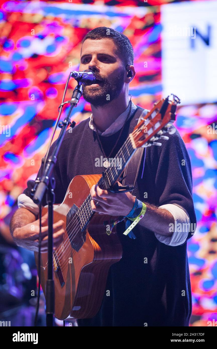 Nick Mulvey performs live on stage at Bestival 2017 at Lulworth Castle ...