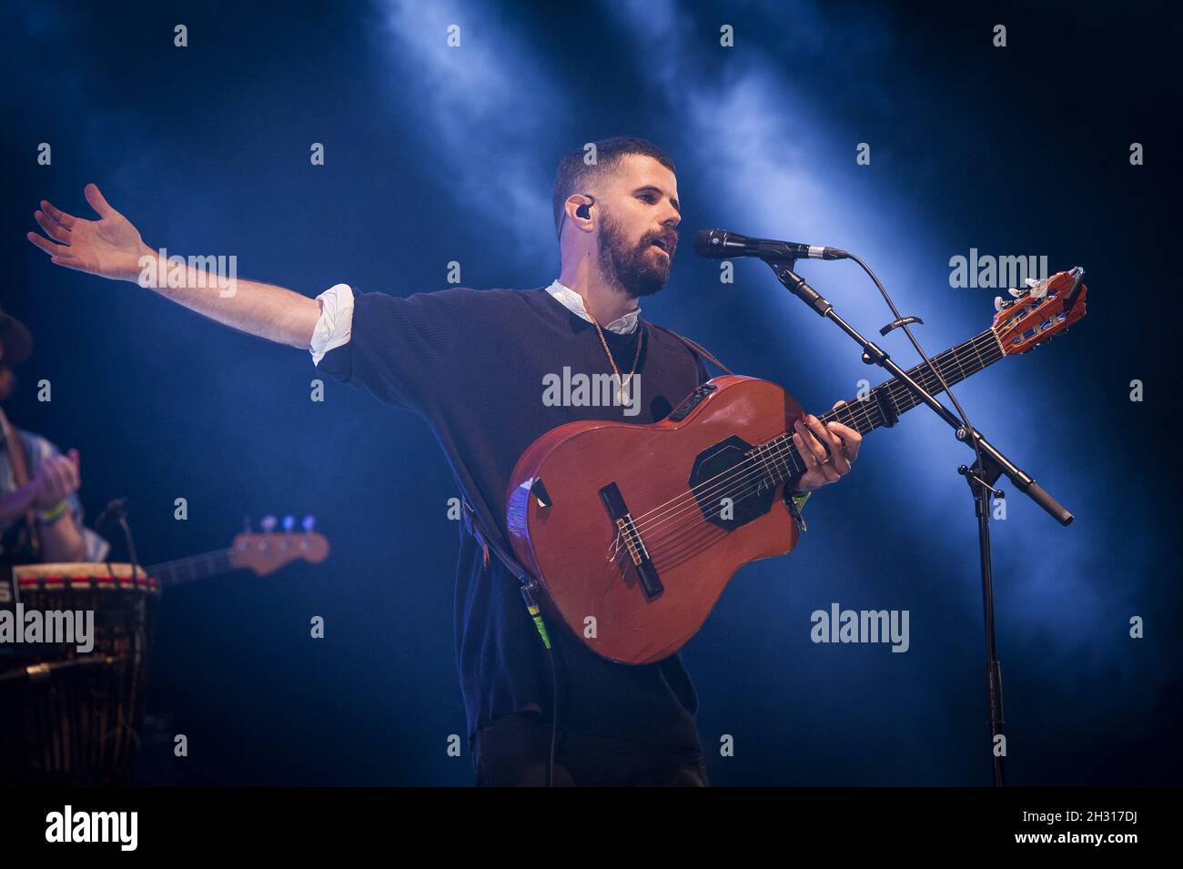 Nick Mulvey performs live on stage at Bestival 2017 at Lulworth Castle ...