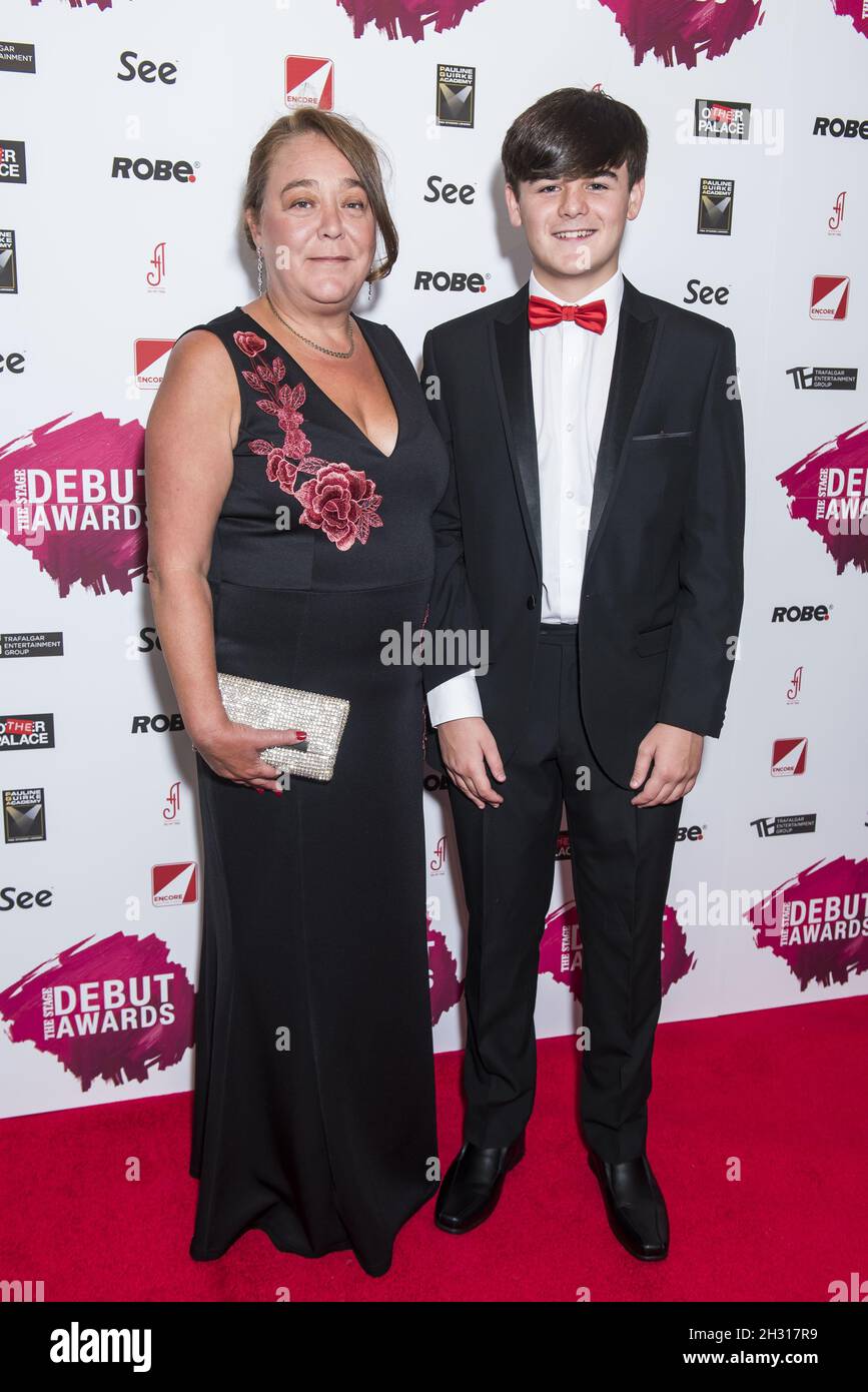 Lynn Jones and JJ Jones attend The Stage Debut Awards at 8 ...