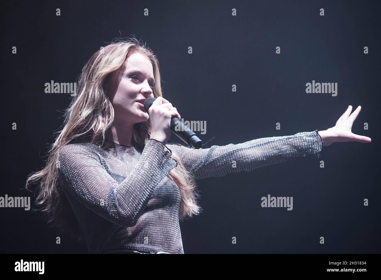 Zara Larsson performs live on stage at the Eventim Apollo, Hammersmith ...