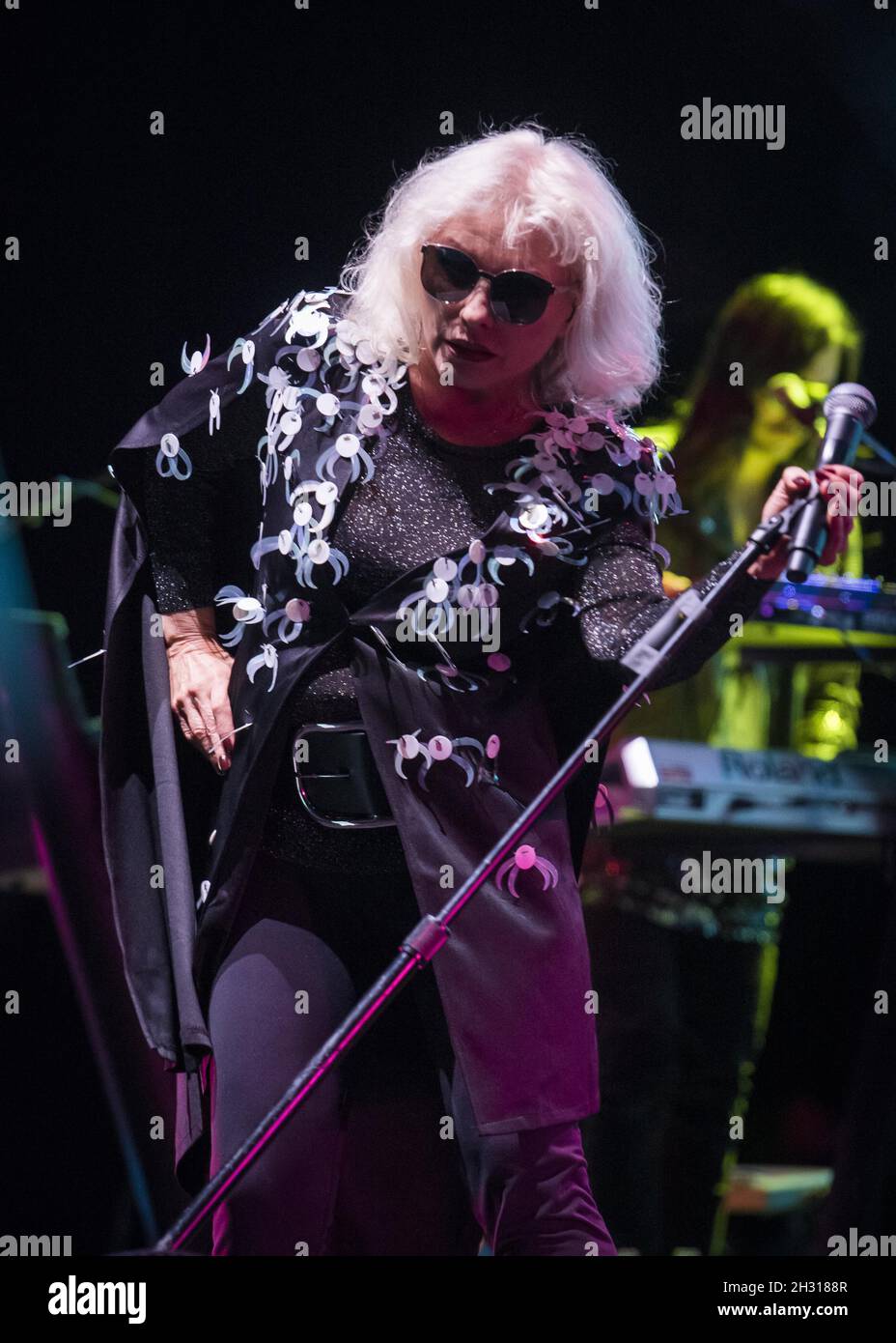 Debbie Harry of Blondie performs live on stage at the O2 Academy ...
