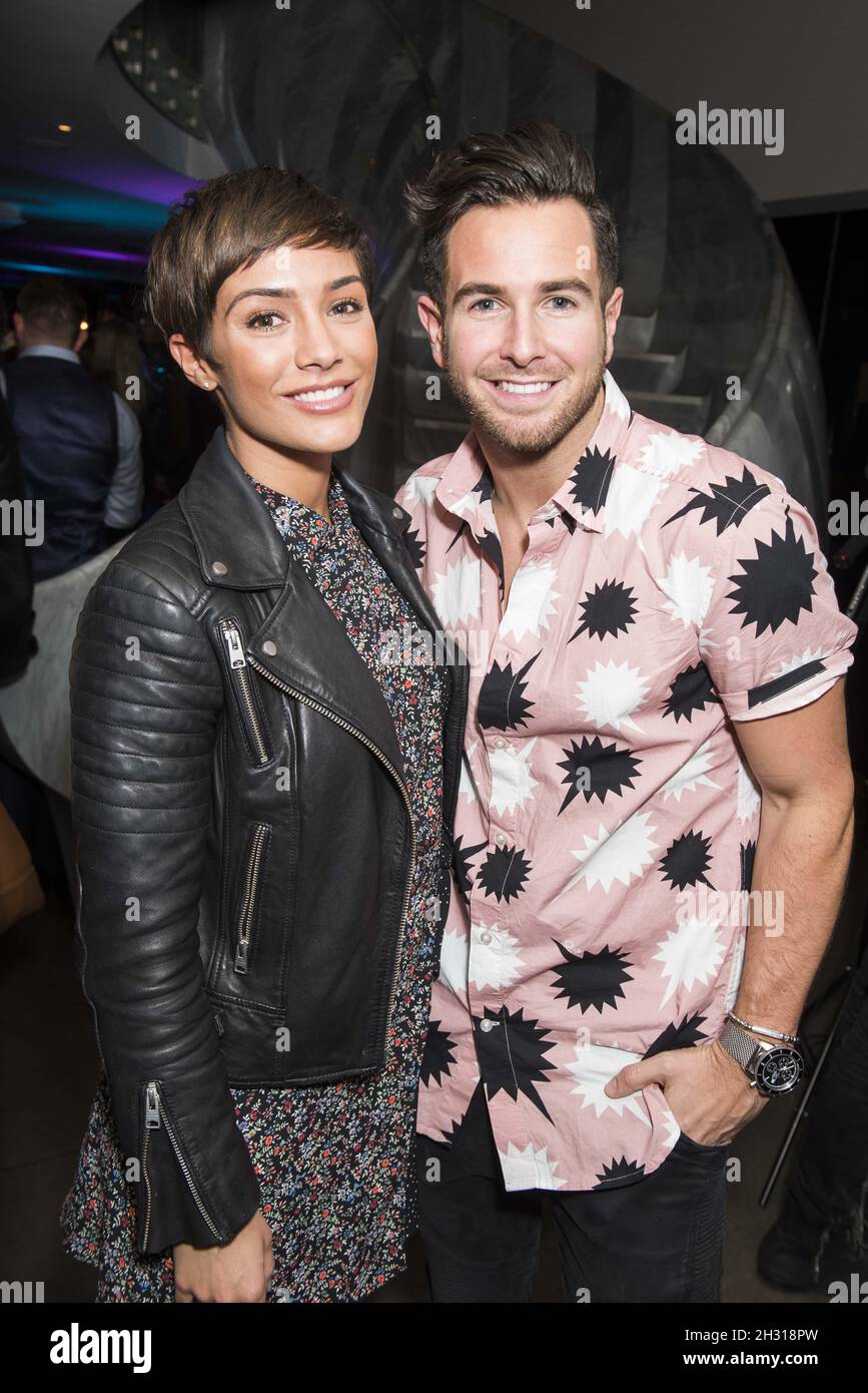 Frankie Bridge and Aaron Renfree attend the Eugenius! Gala afterparty ...
