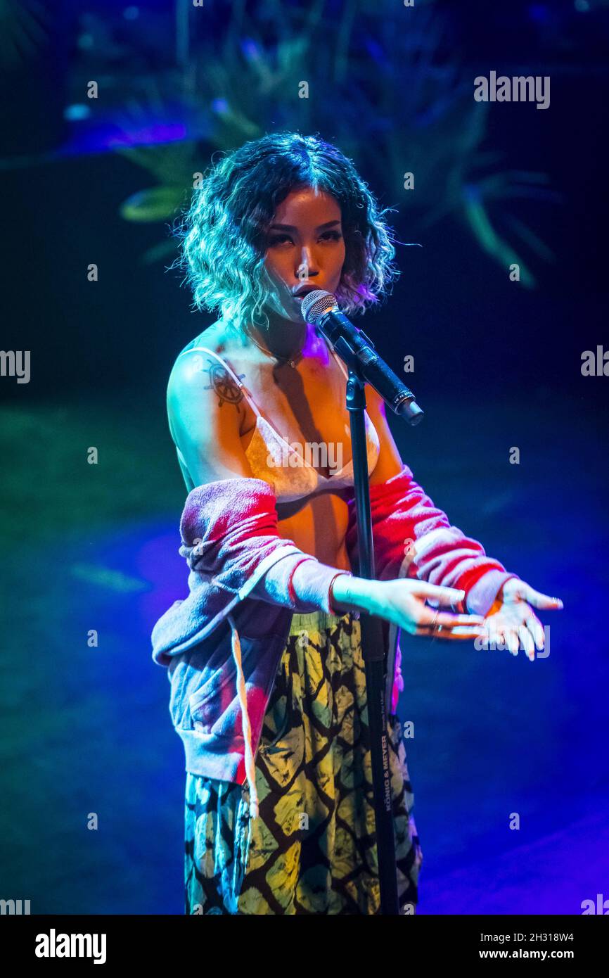 Jhene Aiko performs live at Koko, Camden, London. Picture date: Sunday ...