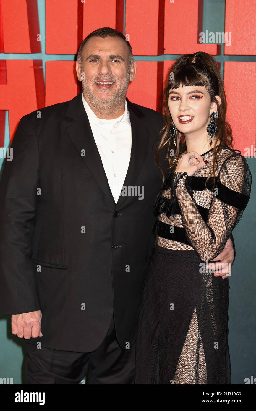 Graham King and guest attend the Tomb Raider European Premiere at the ...