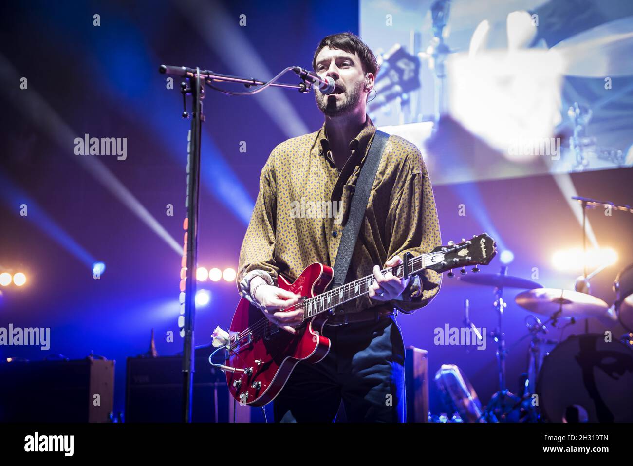 Liam Fray from the Courteeners performs live on stage during the ...
