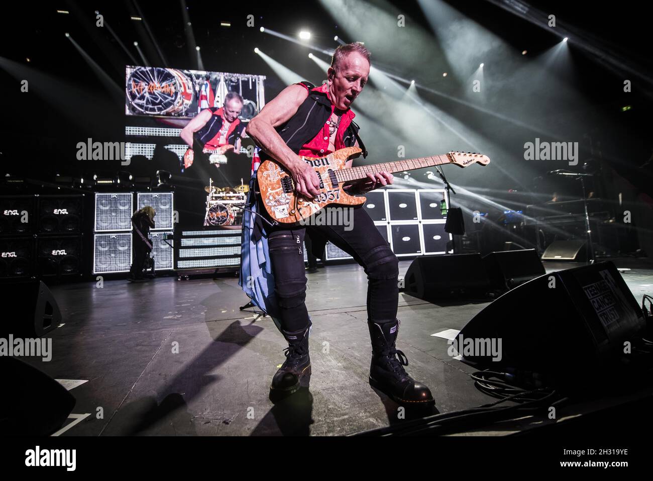 Phil Collen of Def Leppard on stage during the Teenage Cancer Trust ...