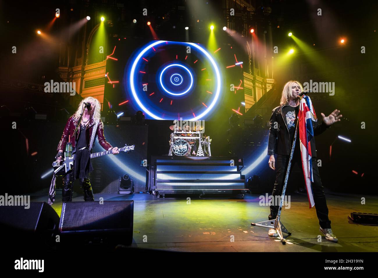 Def Leppard on stage during the Teenage Cancer Trust annual concert ...