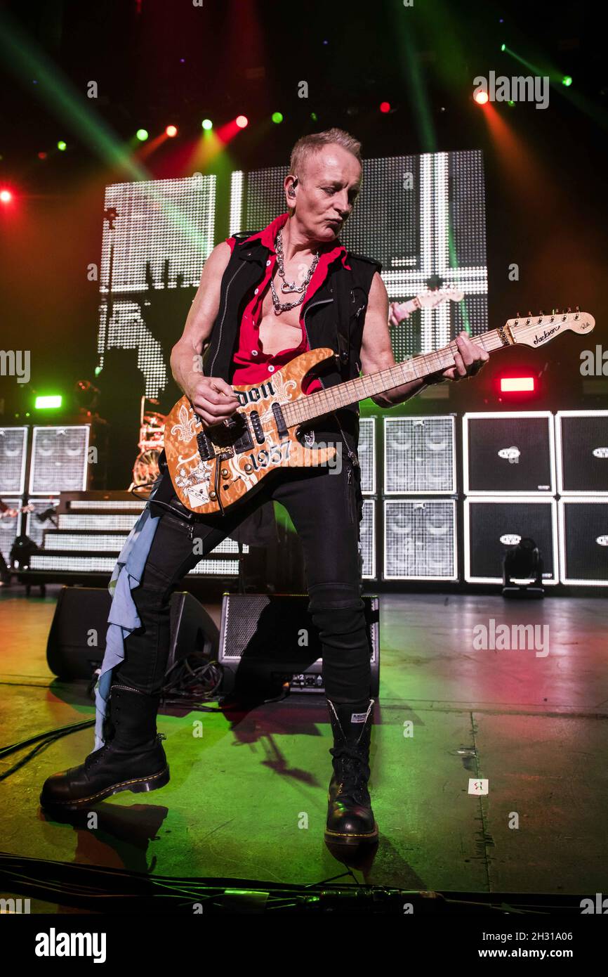 Phil Collen of Def Leppard on stage during the Teenage Cancer Trust ...