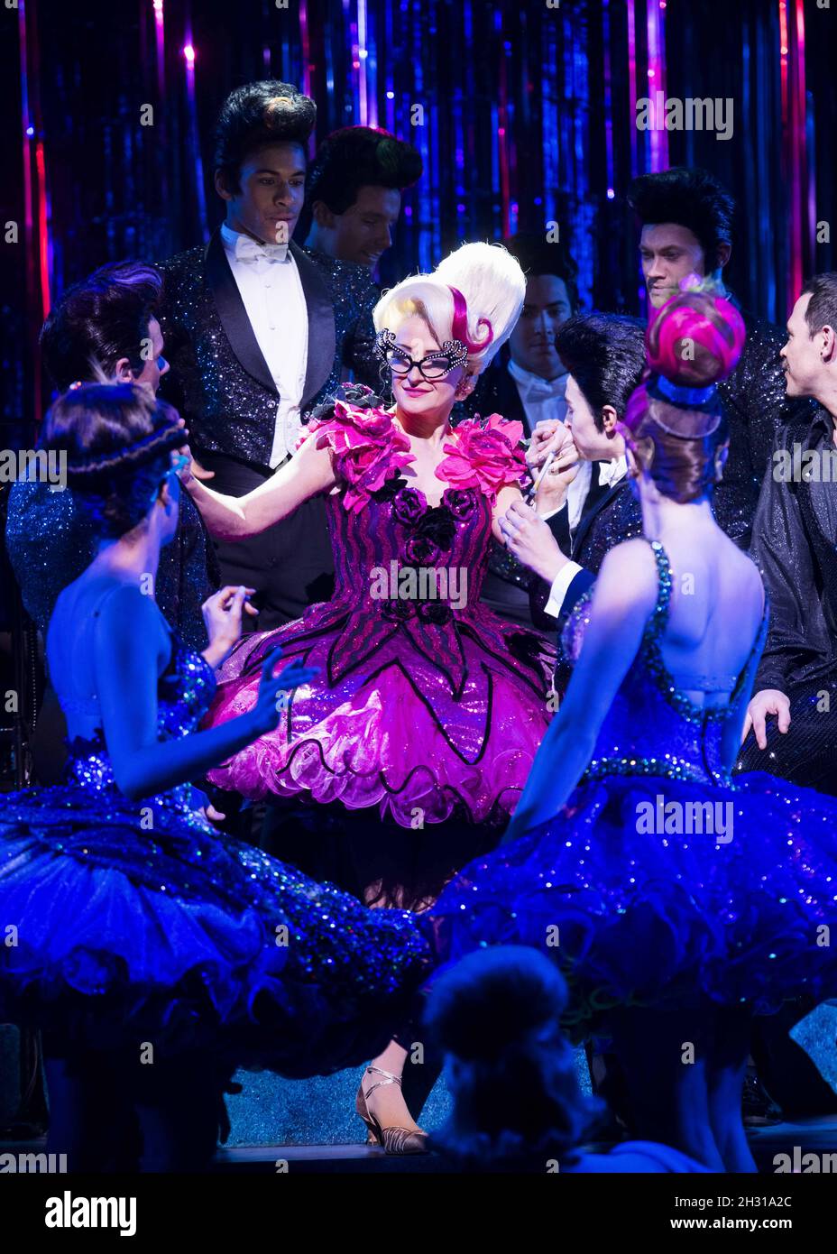 Anna Francolini and cast perform on stage during the Baz Luhrmann ...
