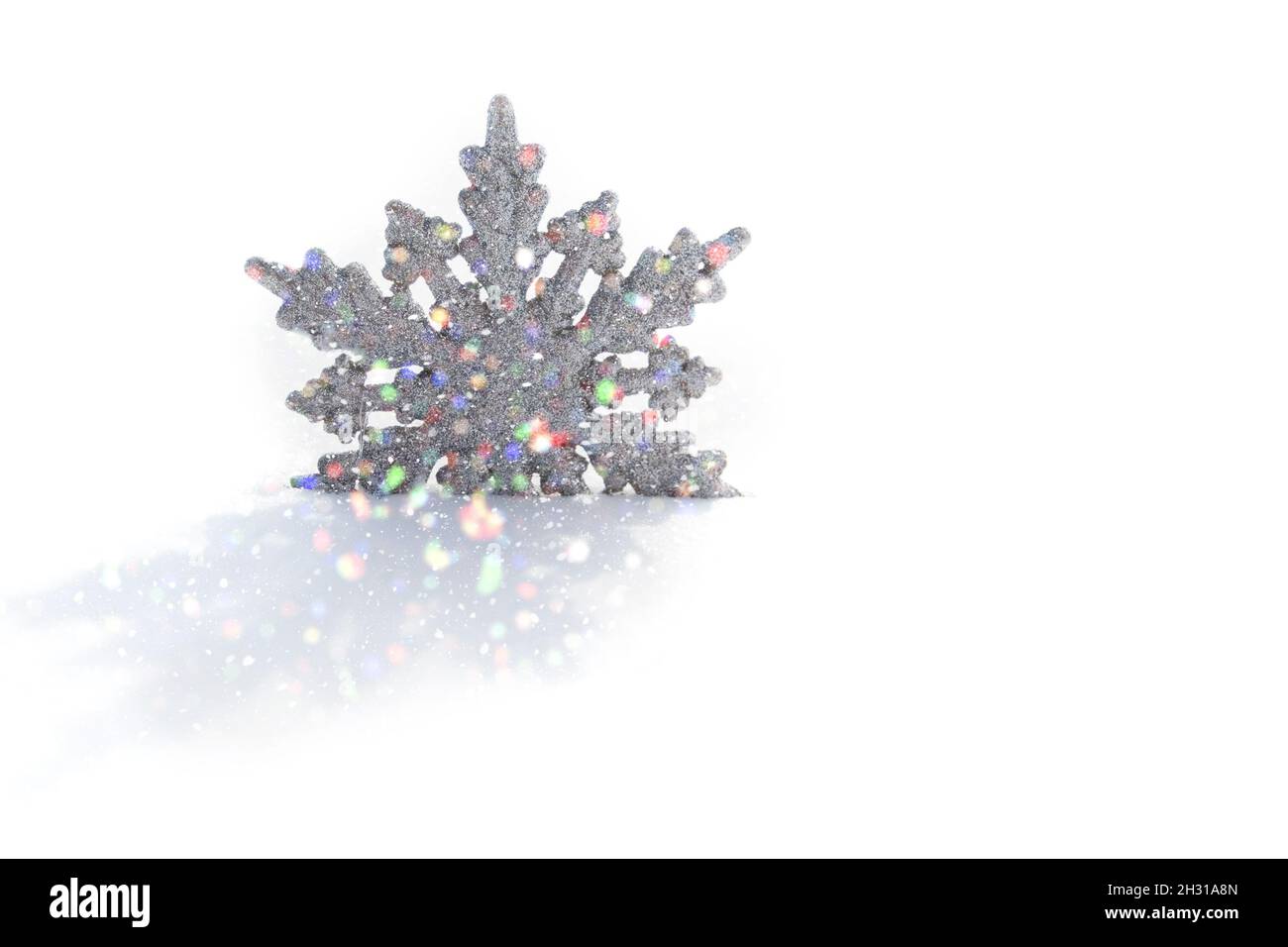 Snowflake icon christmas season Cut Out Stock Images & Pictures - Alamy