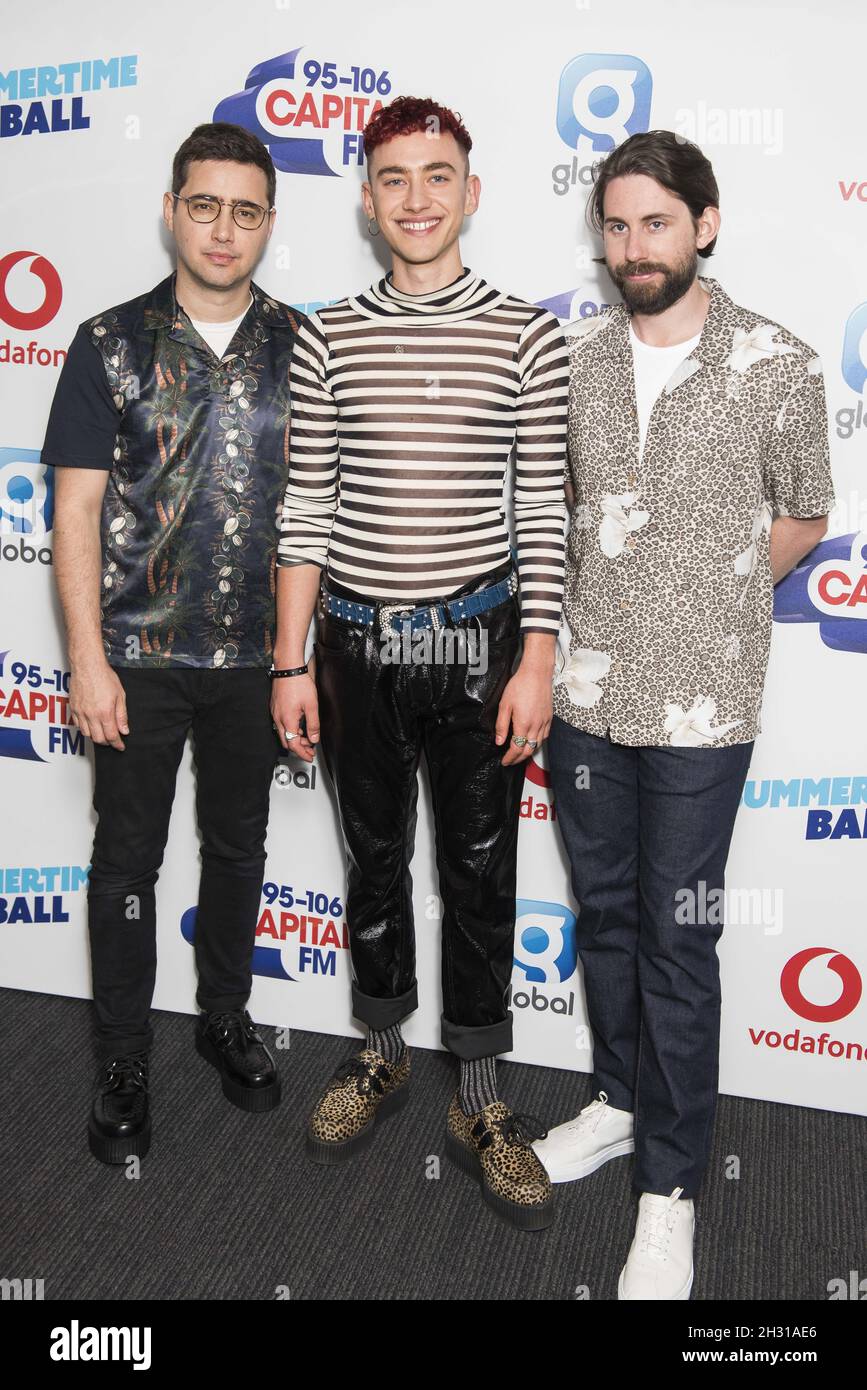 Emre Turkmen, Olly Alexander and Mikey Goldsworthy of Years and Years ...