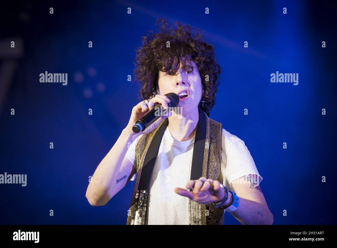 LP performs live on stage as part of the Summer Series 2018 at Somerset ...