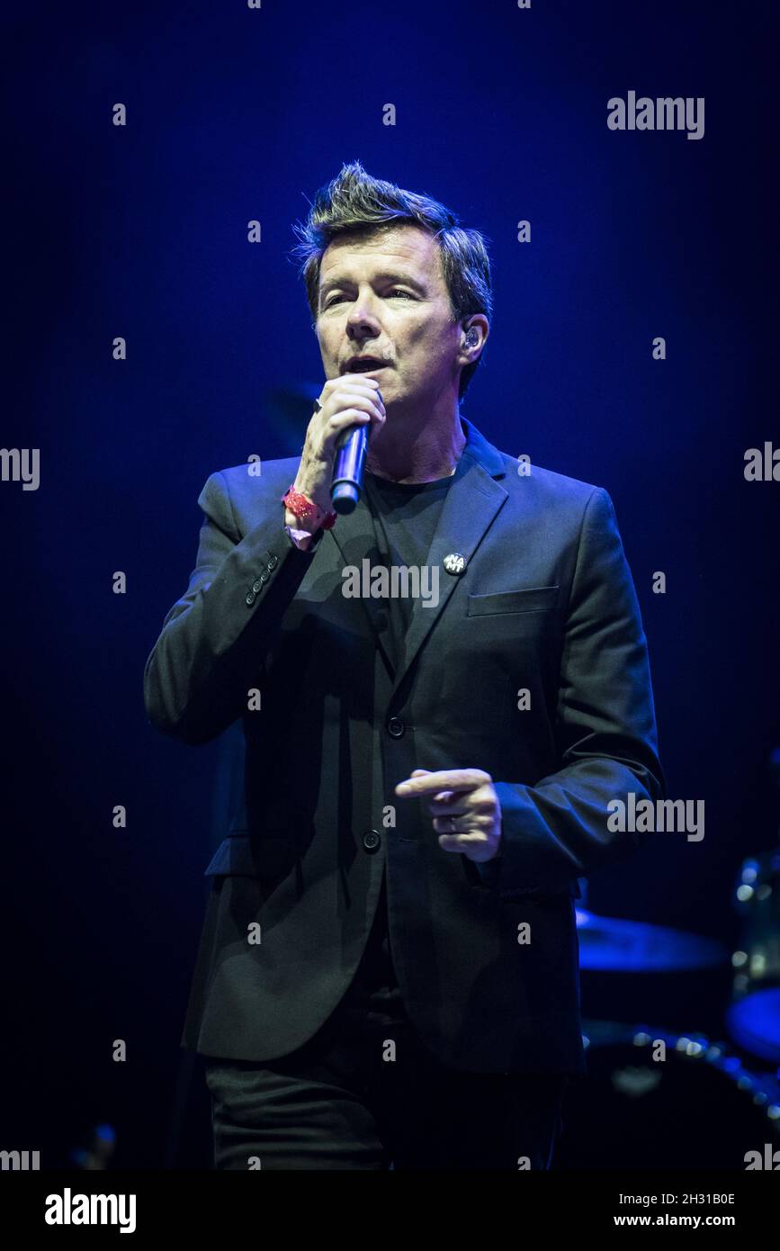 Rick Astley performs on stage at Camp Bestival 2018, Lulworth Castle ...