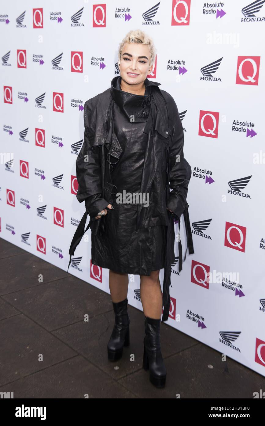 Gola arrives at the Q Awards 2018 at the Roundhouse, Camden, London ...