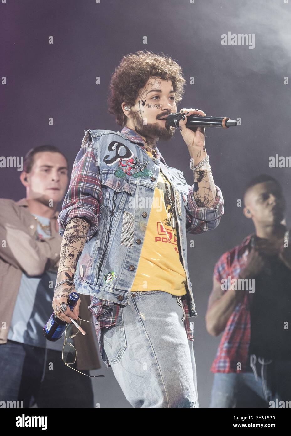 Rita Ora performs live on stage at the Kiss Haunted House Party at the ...
